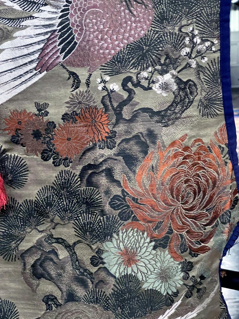 Japanese Ceremonial Brocade Jinbaori Vest Jacket For Sale at 1stDibs