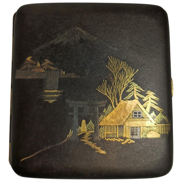 Japanese Cigarette Case For Sale at 1stDibs