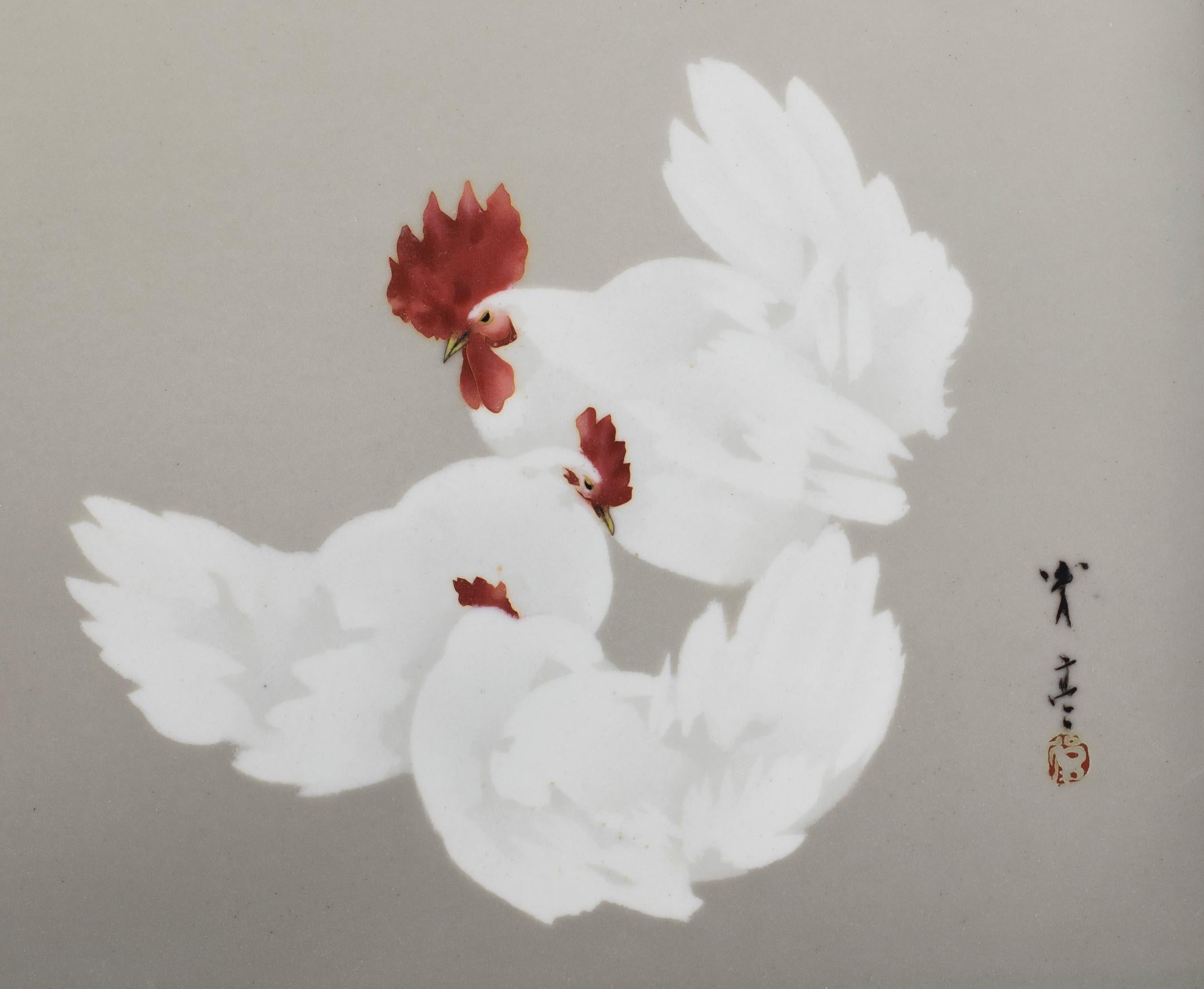 Japanese Cloisonne Enamel Tray, Namikawa Sosuke For Sale at 1stDibs