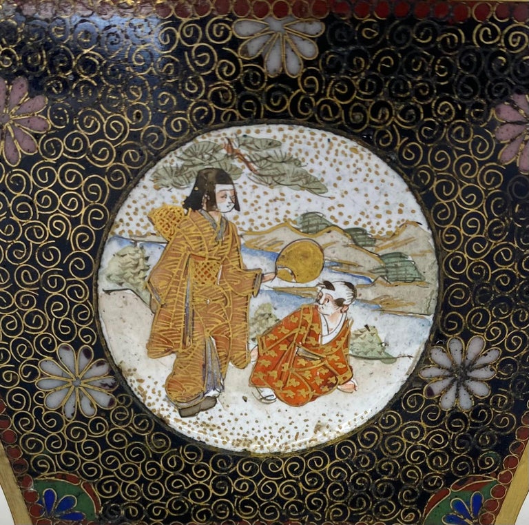 Japanese Cloisonné Koro and Cover, Meiji Period at 1stDibs | namikawa ...
