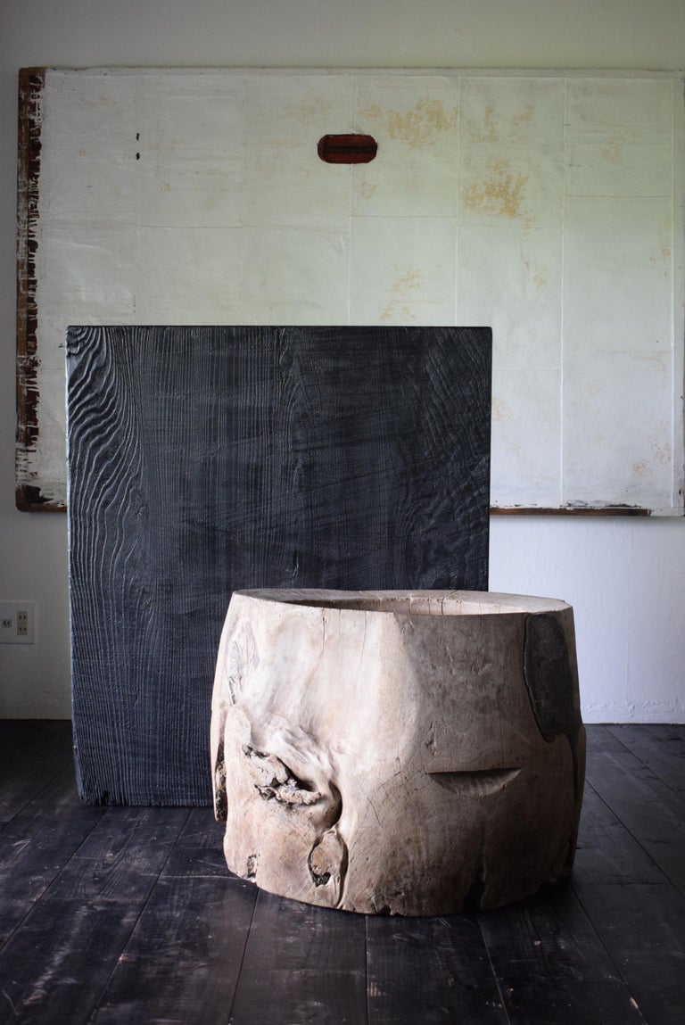 Japanese Coffee Table / Primitive Exhibition Stand Mingei at 1stDibs