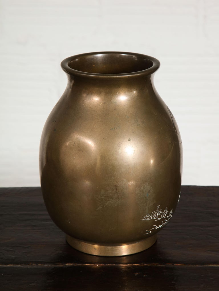 Japanese Copper Vase at 1stDibs