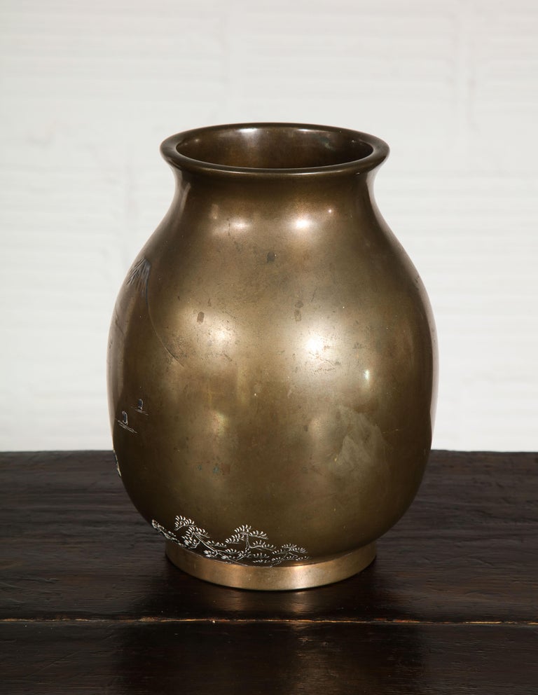 Japanese Copper Vase at 1stDibs