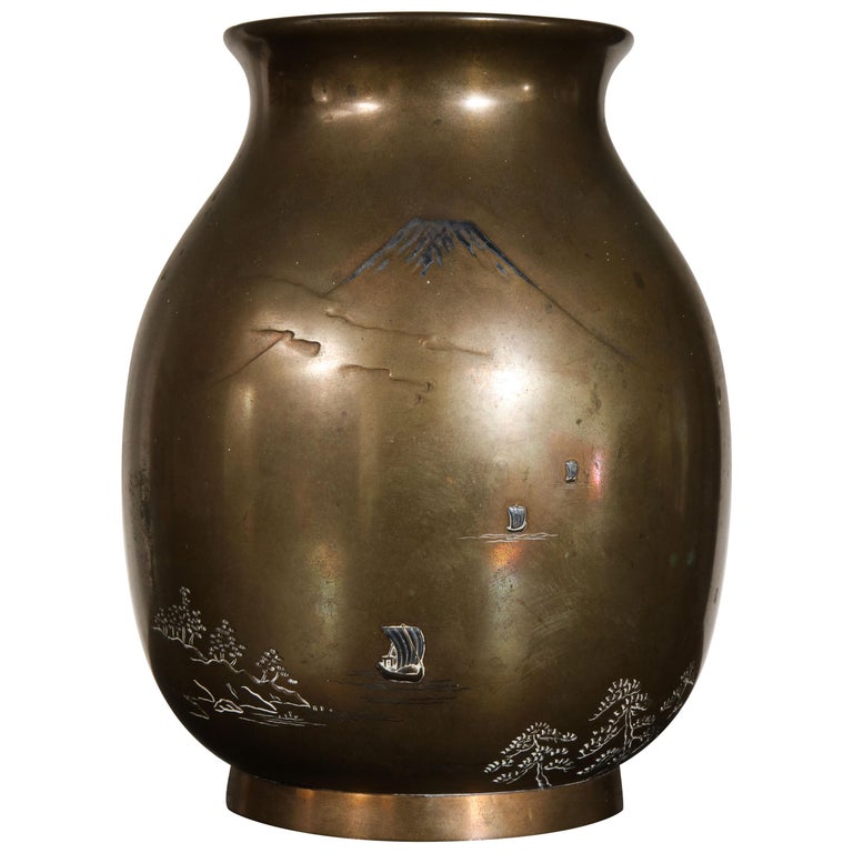 Japanese Copper Vase at 1stDibs