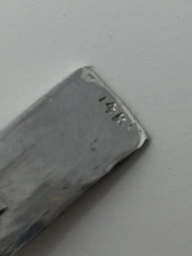 Japanese Cultured Double Strand Pearl with 14 Karat Diamond and Moby ...