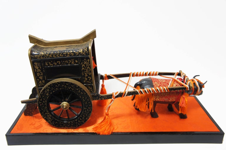 Japanese Decorative Ox Carriage Objects for Doll's Festival Hinamatsuri ...