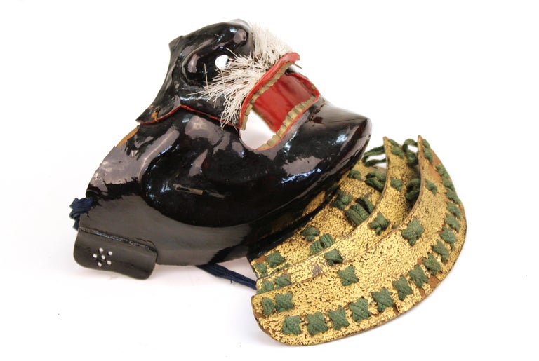 Japanese Edo Period Samurai Mask at 1stDibs | edo period mask, japanese ...