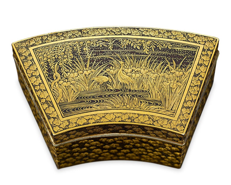 Japanese Enamel Inlay Box at 1stDibs