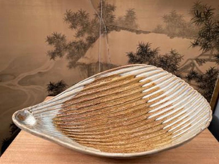 Japanese Fine Antique Hand Painted "Sea Shell" Bowl, Signed Box at 1stDibs