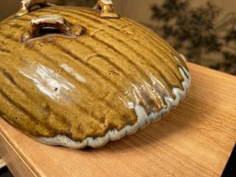 Japanese Fine Antique Hand Painted "Sea Shell" Bowl, Signed Box at 1stDibs