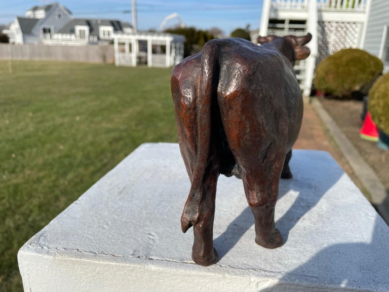 Japanese Fine Big Old Prize Bull Mint, Signed, and Boxed For Sale at ...