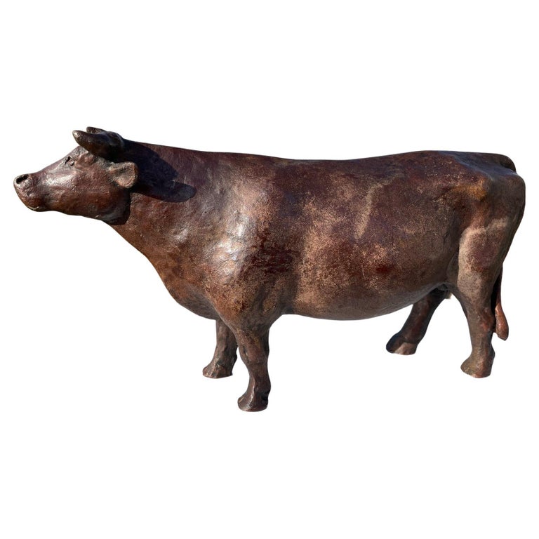 Japanese Fine Big Old Prize Bull Mint, Signed, and Boxed For Sale at ...