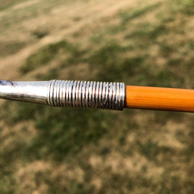 Japanese Fine Pair of Silver Long Pipes Kiseru with Signed Collector ...