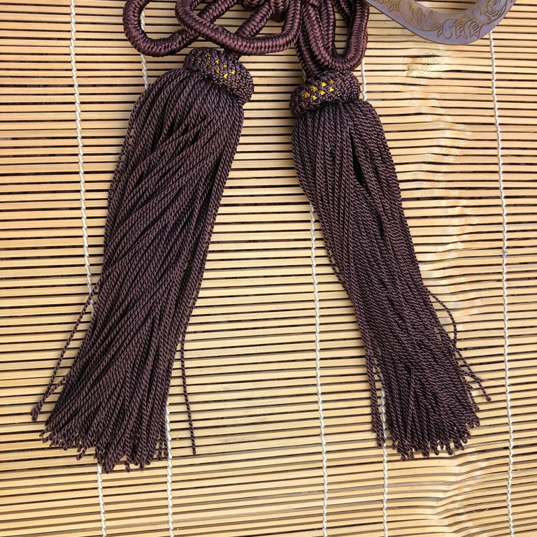 Japanese Fine Set Four Silk and Bamboo Blinds or Screens "Sudare ...