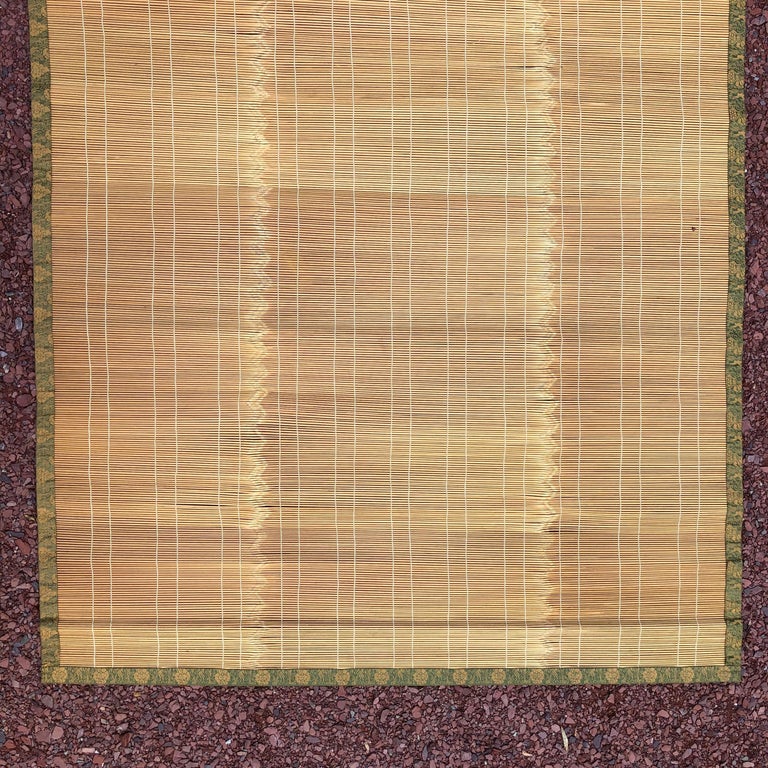 Japanese Fine Set Four Silk and Bamboo Blinds or Screens "Sudare ...