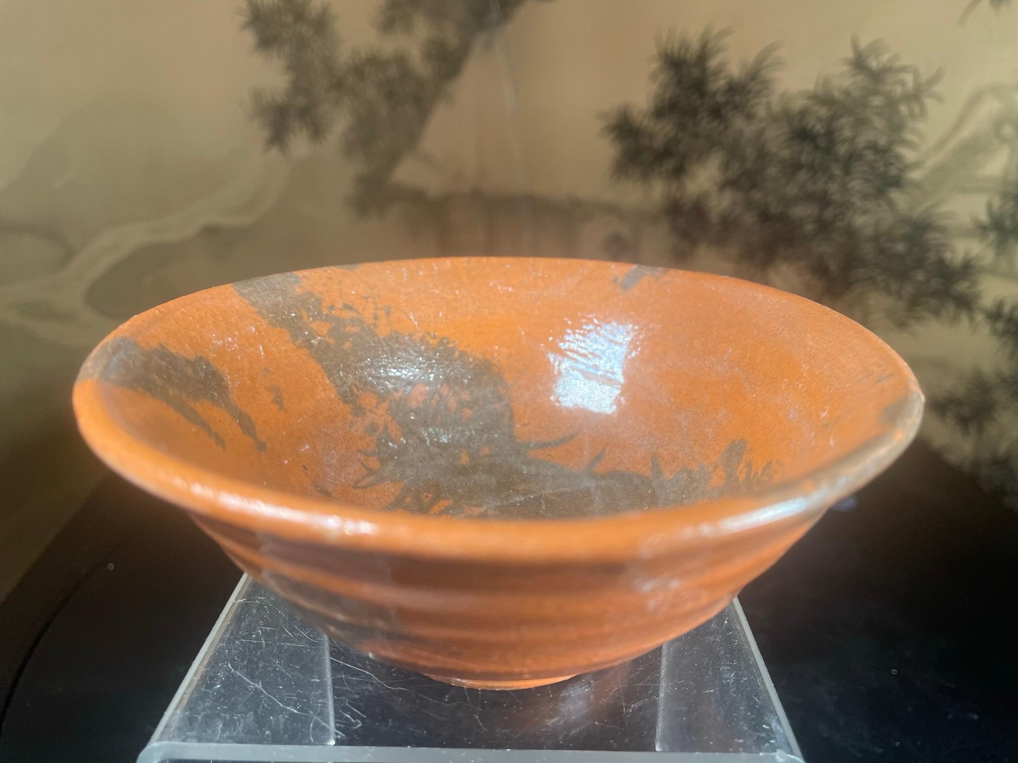 Japanese Fine Wabi Sabi Raku Tea Bowl, Hand-Built and Hand Glazed at ...