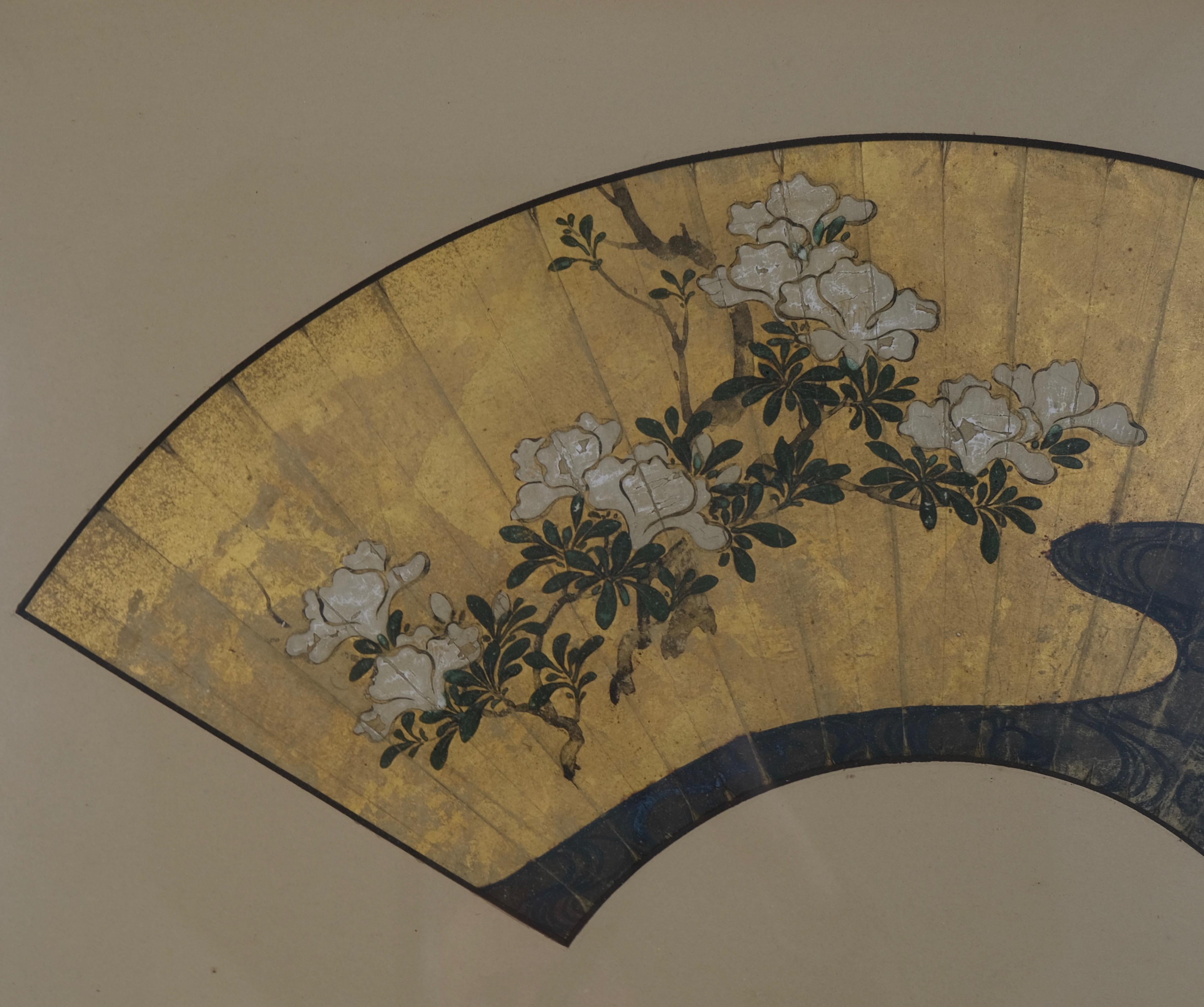 Japanese Folding Fan, 19th C For Sale at 1stDibs