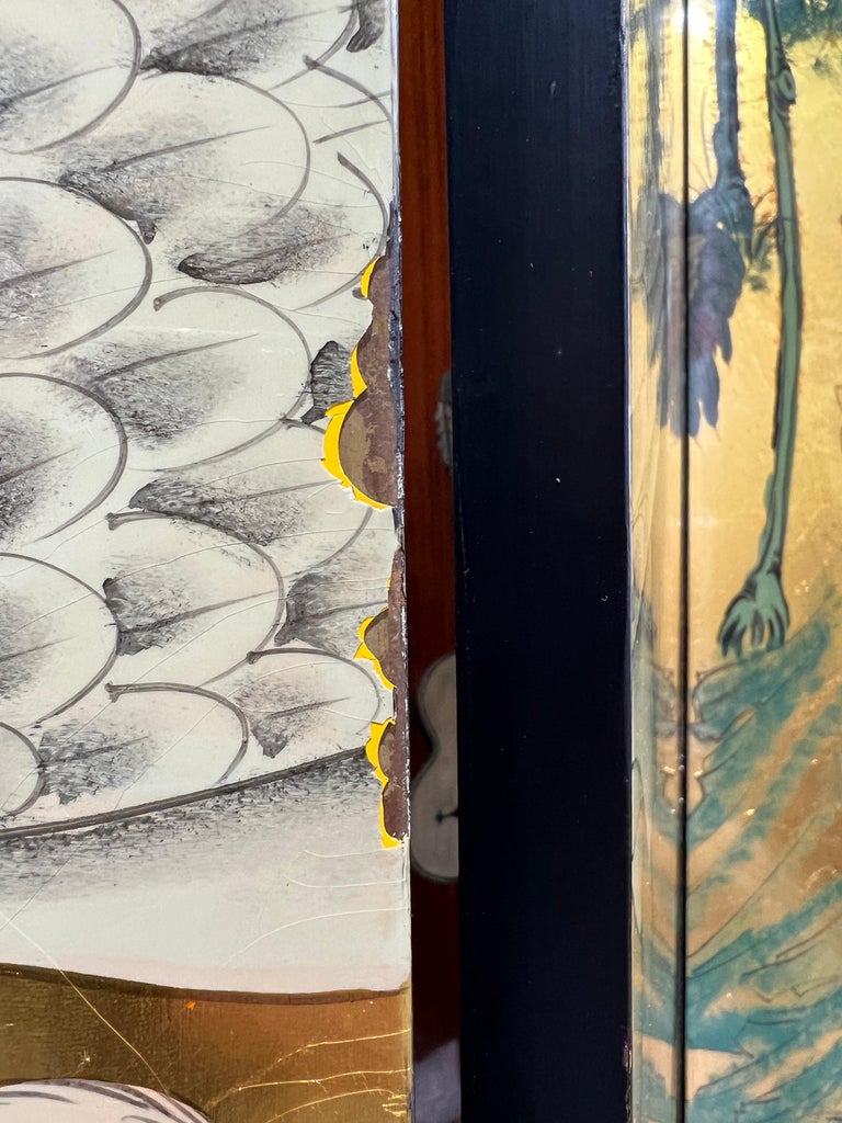 Japanese Folding Screen, circa 1970 For Sale at 1stDibs