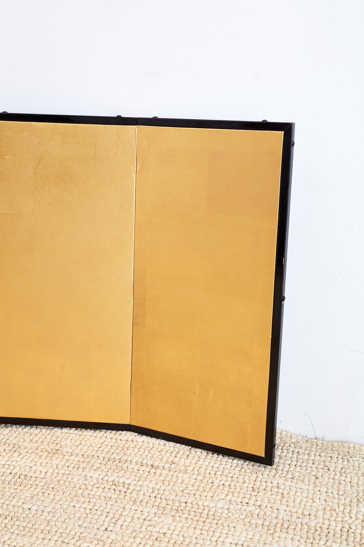 Japanese Four-Panel Gold Leaf Table Screen at 1stDibs | japanese table ...