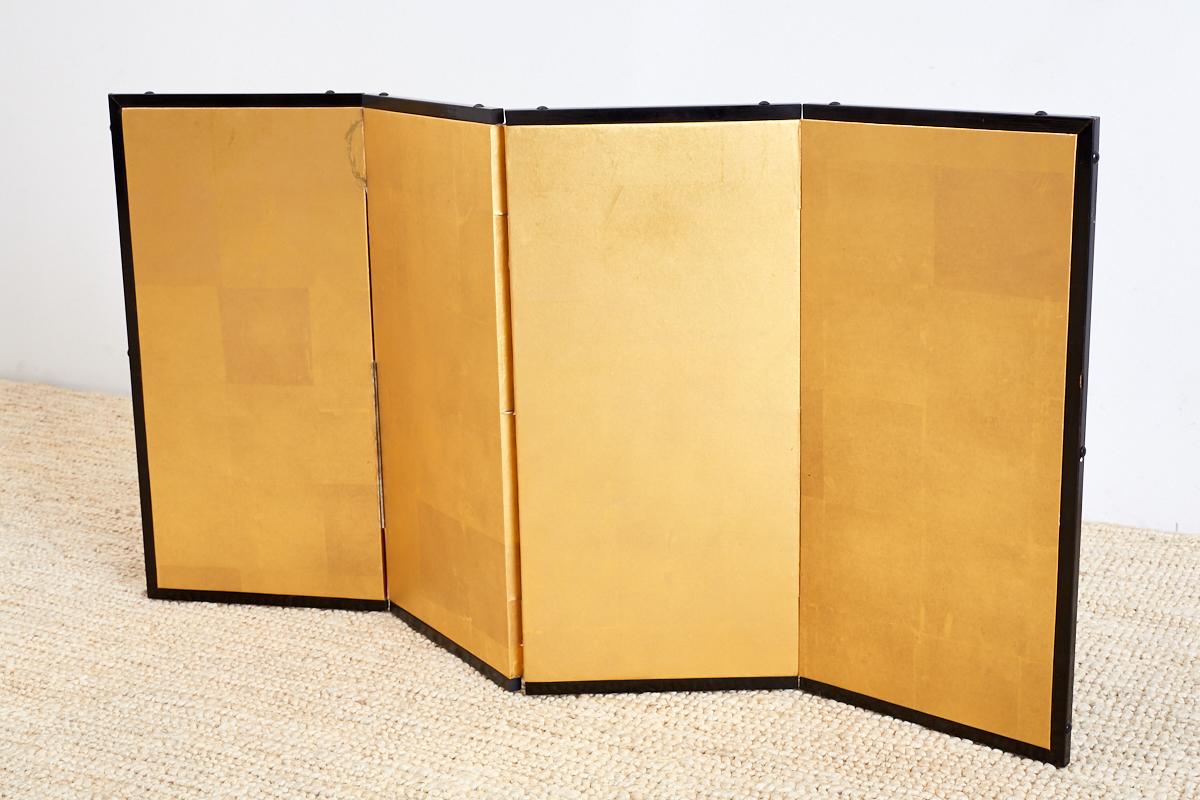 Japanese Four-Panel Gold Leaf Table Screen at 1stDibs | japanese table ...
