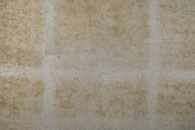Japanese Four Panel Screen Abstract Lines and Orbs For Sale at 1stDibs