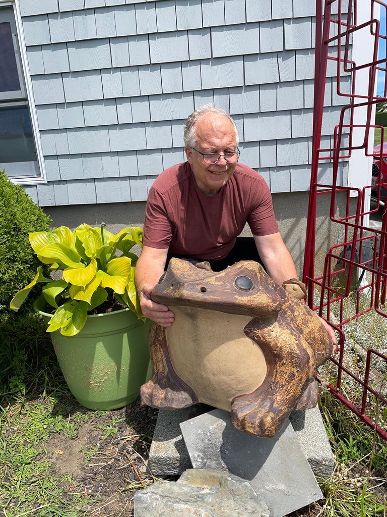 Japanese Giant Old Garden Frog and Family For Sale at 1stDibs