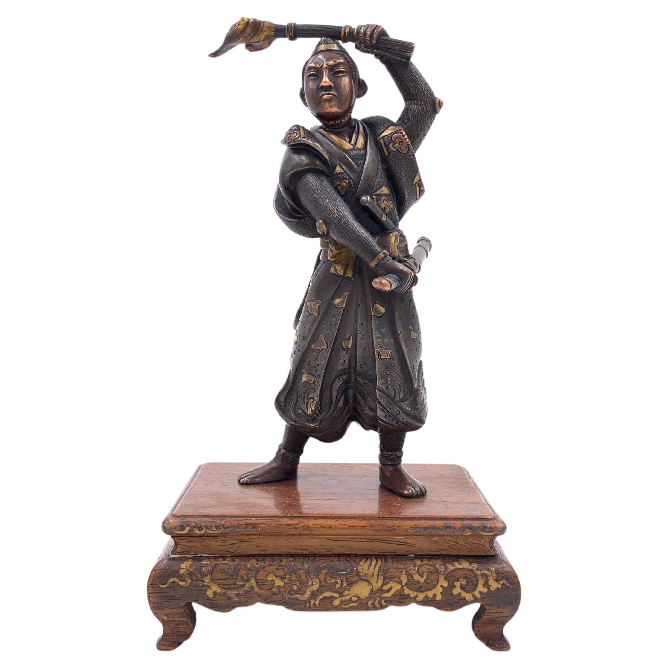 Mid-Century Modern Bronze Figurines Trio of Japanese Women Awa Odori ...