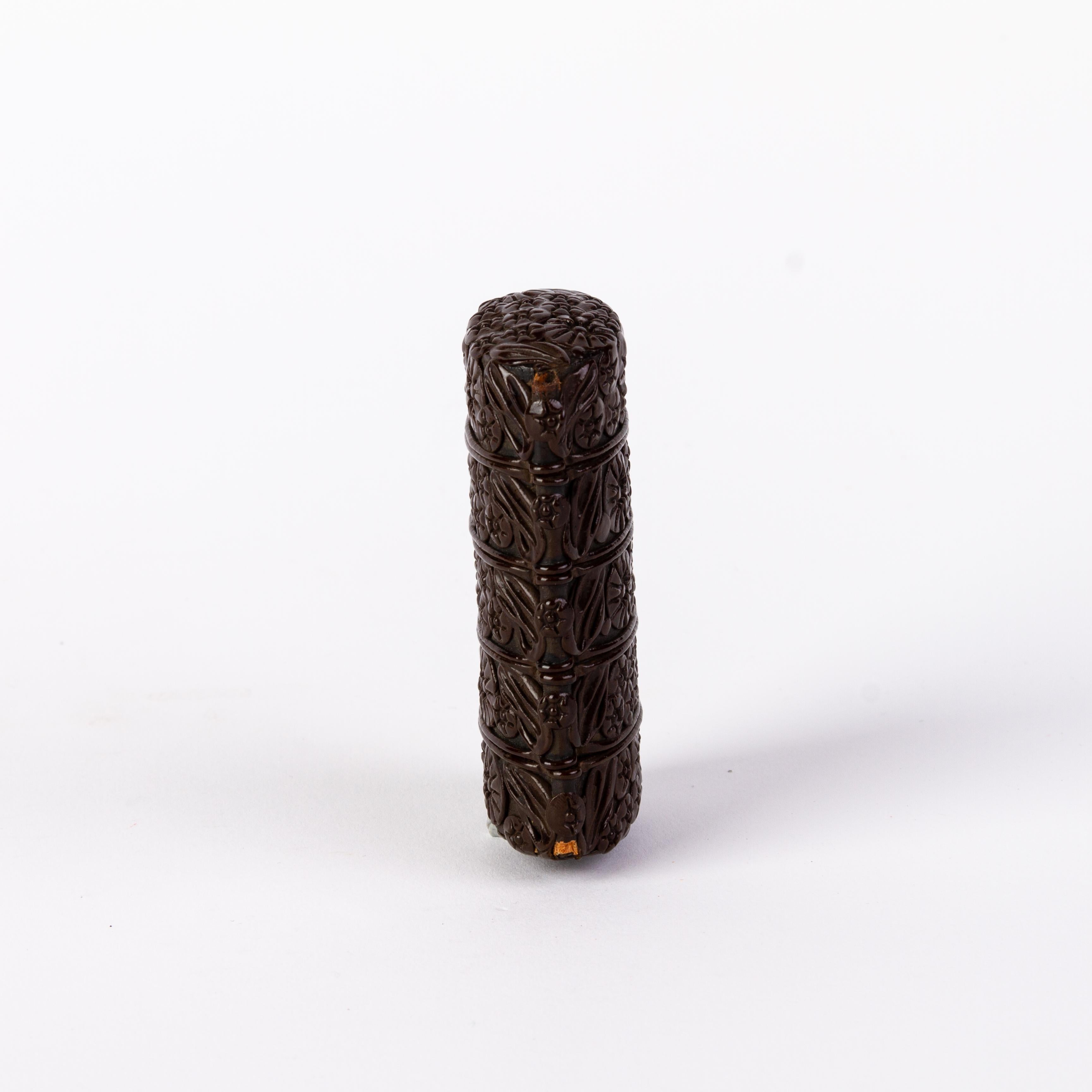 Japanese Gilt Lacquered Carved Inro Ojime Meiji 19th Century Netsuke ...