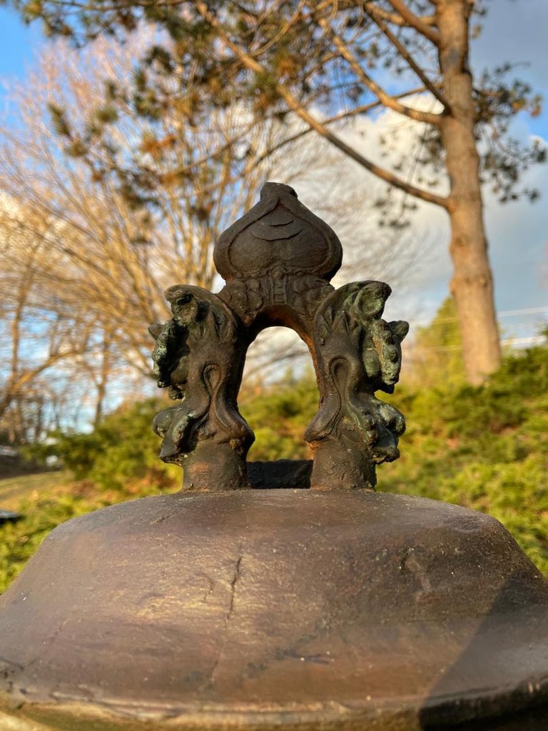Japanese Huge Antique Bronze Bell Signed and Dated 1794, 18th Century ...
