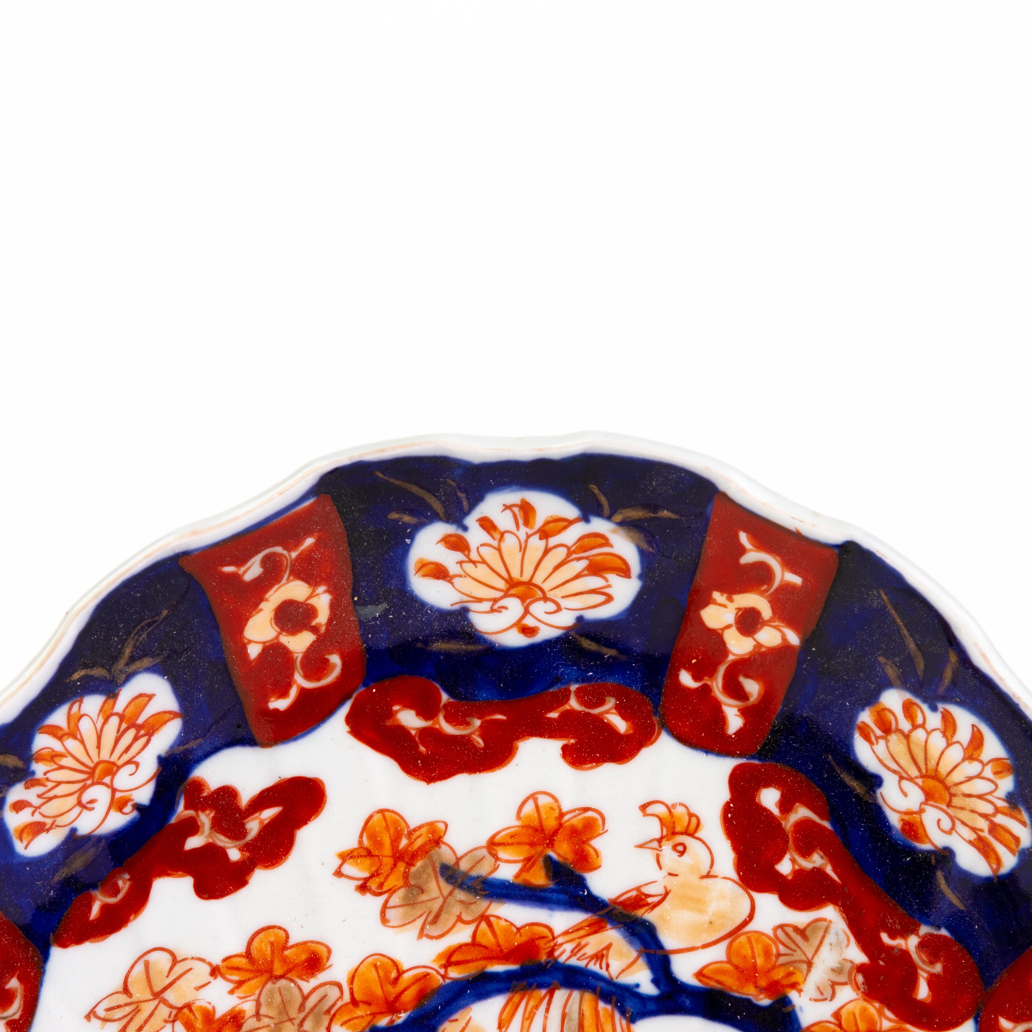 Japanese Imari Fine Hand-Painted Porcelain Shell Dish Plate Meiji 19th ...