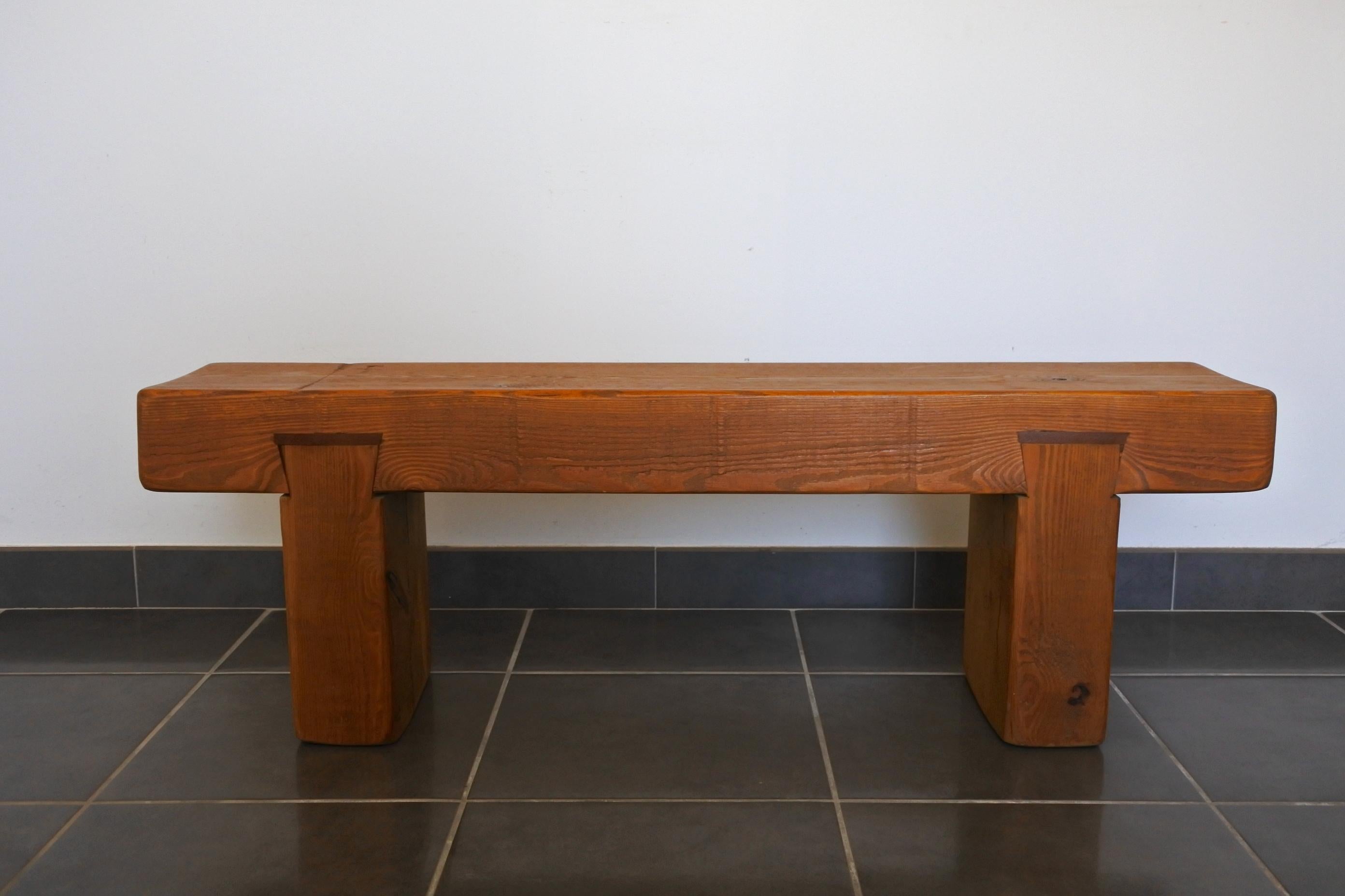 Japanese Inspired Studio Wood Bench, France, 1960s at 1stDibs ...