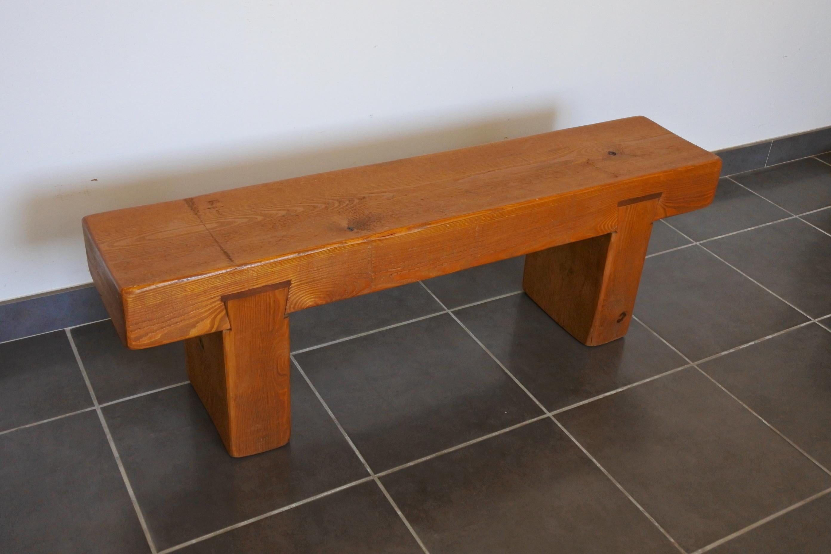 Japanese Inspired Studio Wood Bench, France, 1960s at 1stDibs ...