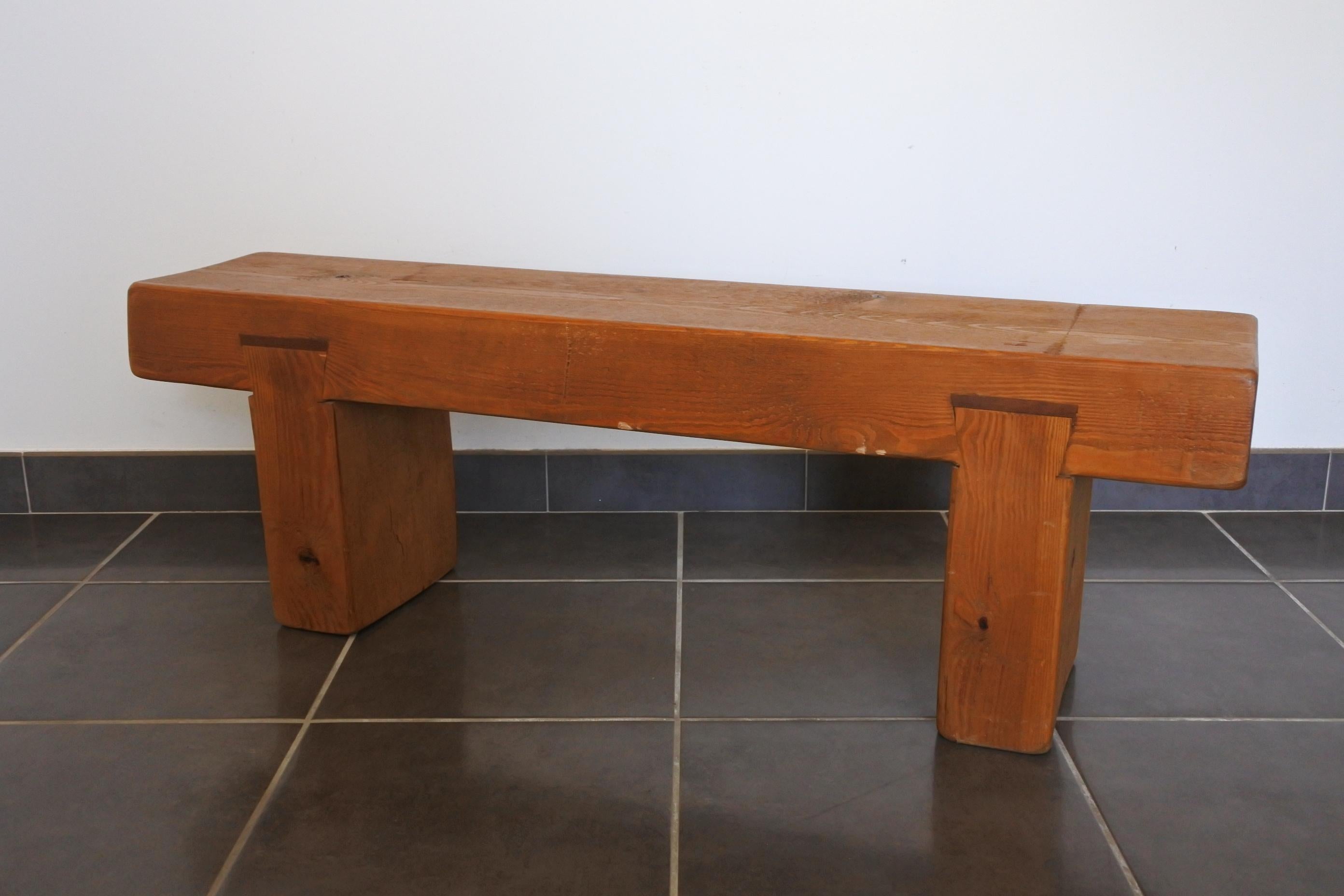 Japanese Inspired Studio Wood Bench, France, 1960s at 1stDibs ...