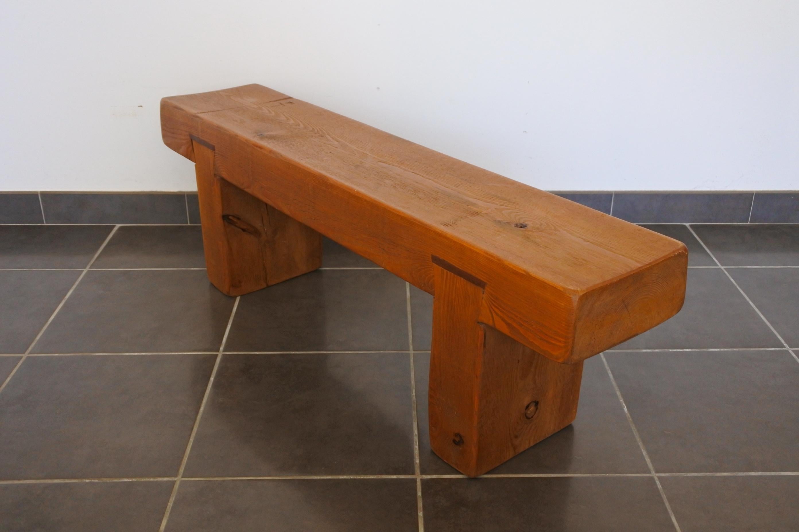Japanese Inspired Studio Wood Bench, France, 1960s at 1stDibs ...