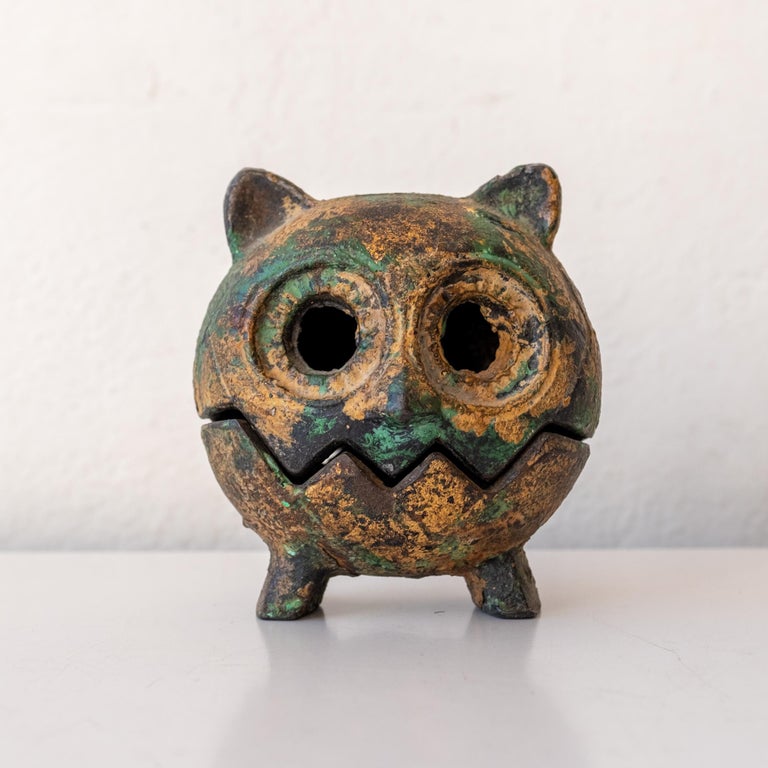 Japanese Iron Owl Lantern Incense Burner at 1stDibs | incense lantern ...