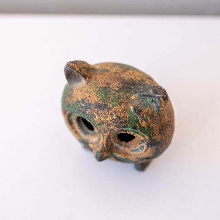 Japanese Iron Owl Lantern Incense Burner at 1stDibs | incense lantern ...