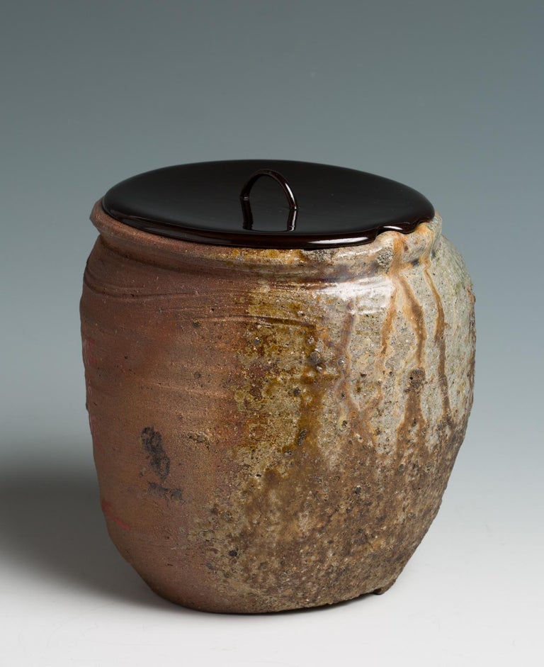 Japanese Ko-Bizen Water Jar ‘Mizusashi’ Named “Matsugane”, 16th Century ...