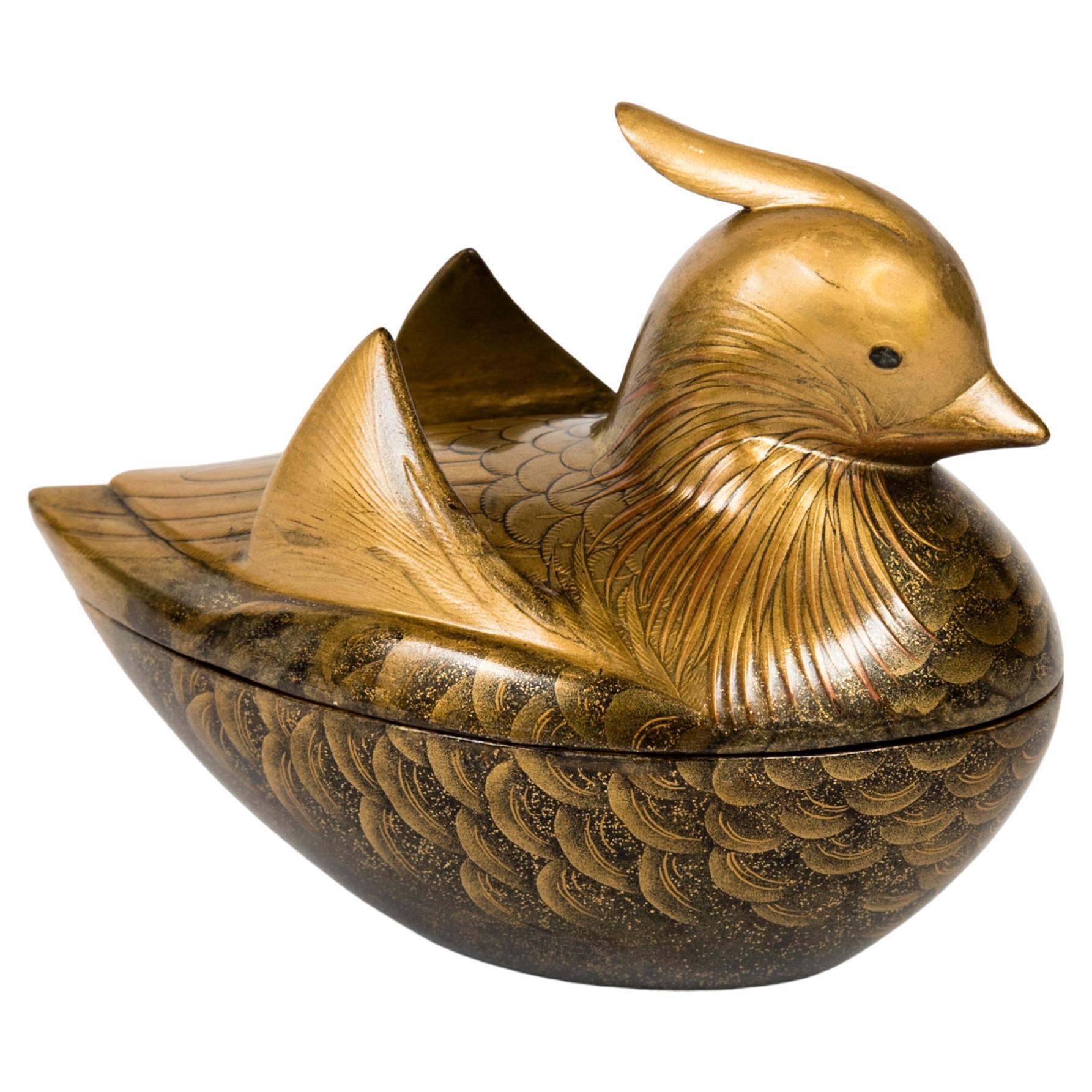 Japanese Kogo or inecens box in the form of a realistic eggplant For ...