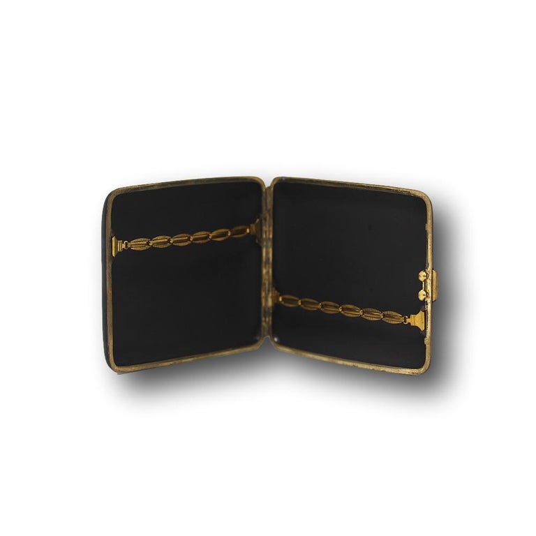 Japanese Komai Style Cigarette Case and Lighter Set Meiji Period For ...