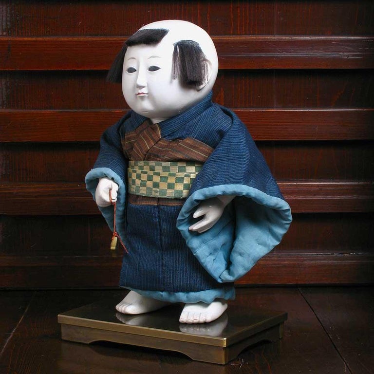 Japanese Kuge Tachiko Gosho Ningyo, Edo Period For Sale at 1stDibs