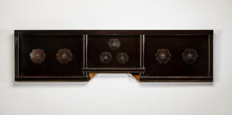 Japanese Lacquer and Bronze Temple Ranma 'Panel' For Sale at 1stDibs