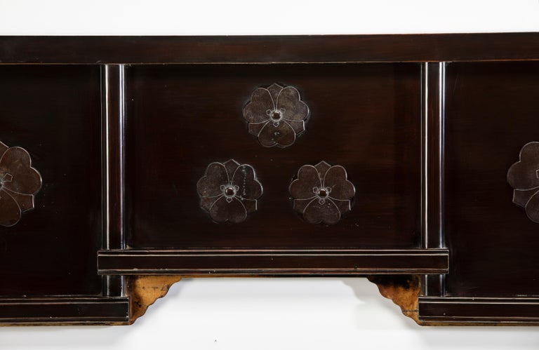 Japanese Lacquer and Bronze Temple Ranma 'Panel' For Sale at 1stDibs