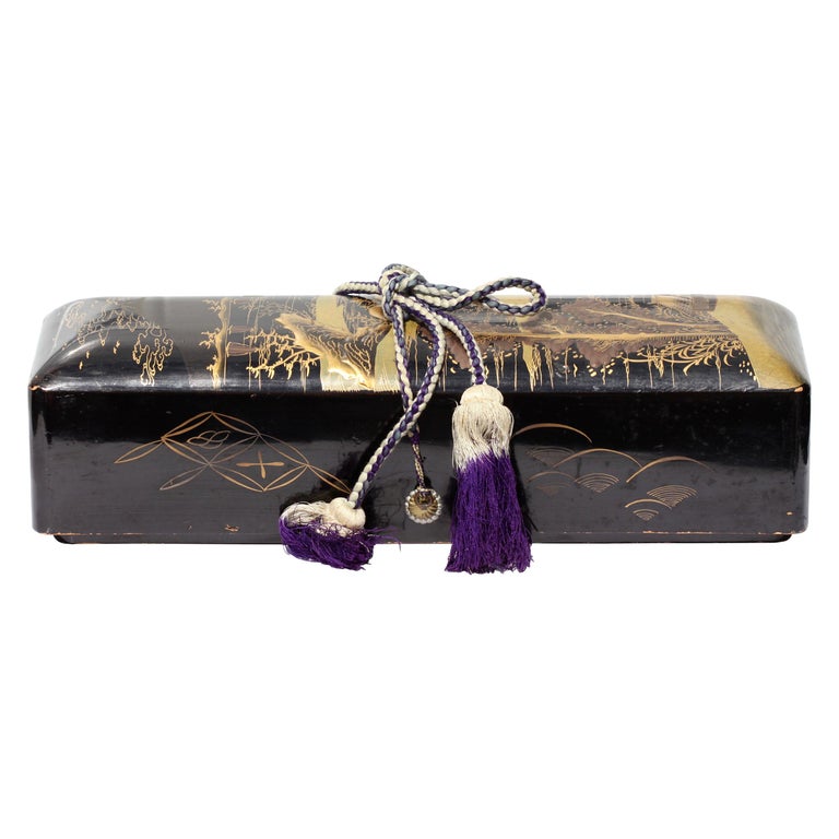 Japanese Lacquer Box, 19th Century For Sale at 1stDibs