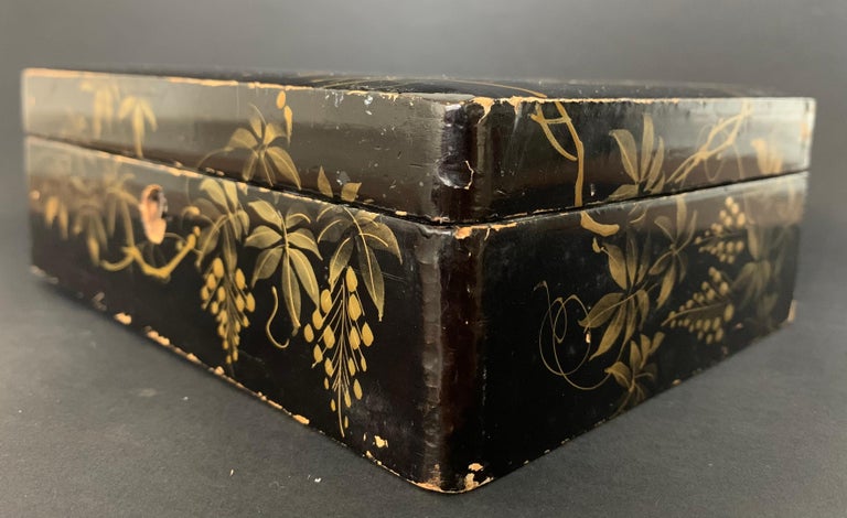 Japanese Lacquer Box at 1stDibs