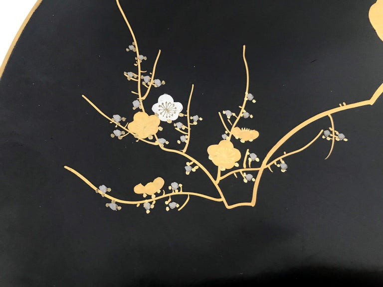 Japanese Lacquer Plate with Superb Decoration at 1stDibs | japanese ...