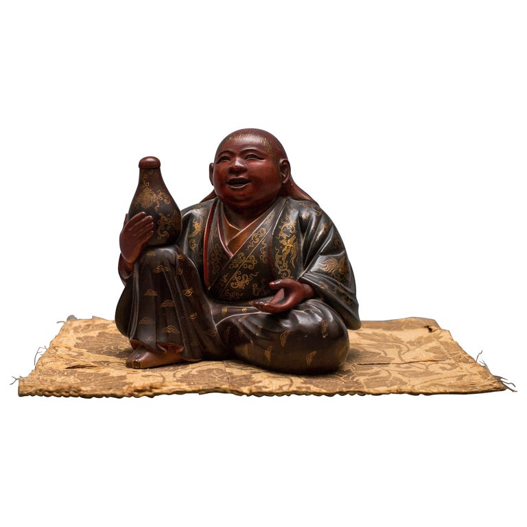 Japanese Lacquer Tokkuri 'Sake Container' at 1stDibs