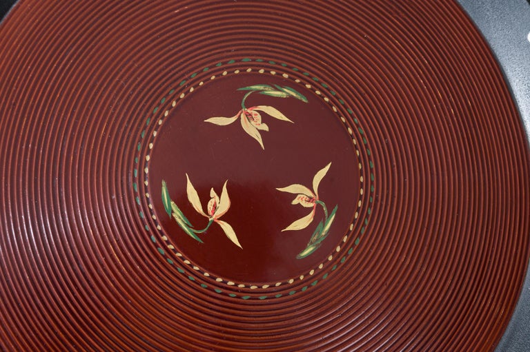 Japanese Lacquer Tray with Intricate Designs For Sale at 1stDibs