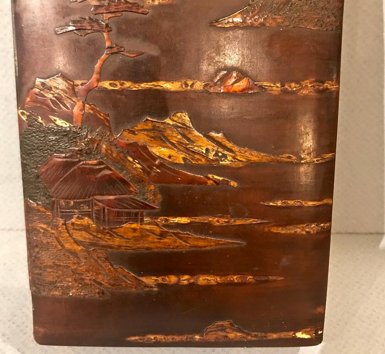 Japanese Lacquer Writing Box For Sale at 1stDibs