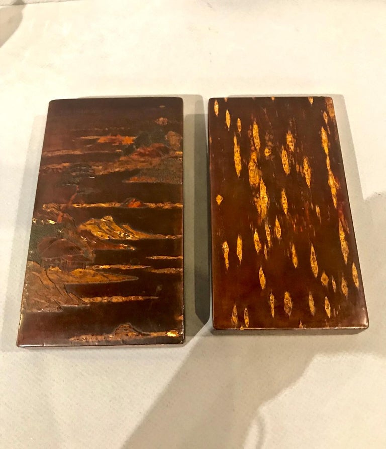 Japanese Lacquer Writing Box For Sale at 1stDibs