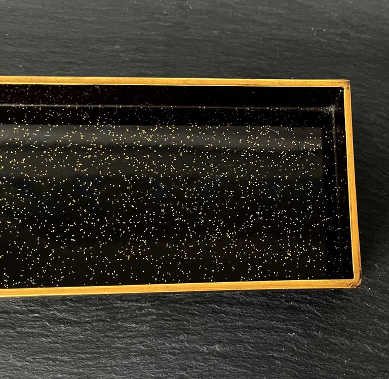 Japanese Lacquered Maki-e Poem Box Meiji Period For Sale at 1stDibs